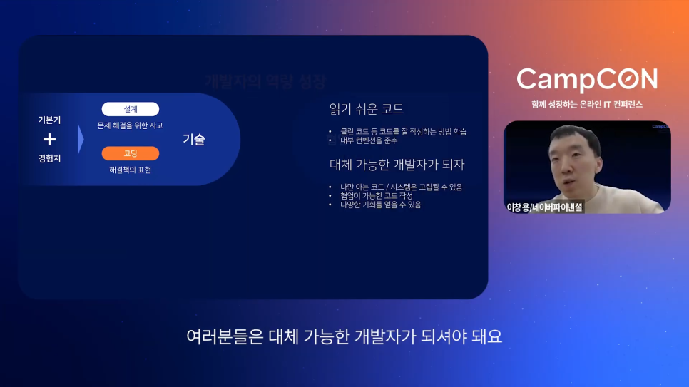 패스트캠퍼스 캠프콘 1월 백엔드 현직 개발자 강연 내용정리 It 뉴스레터 아티클 개념정리부터 취업꿀팁까지 부트텐트